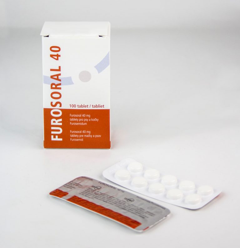 FUROSORAL 40 mg tablety pro psy a kočky – Sevaron