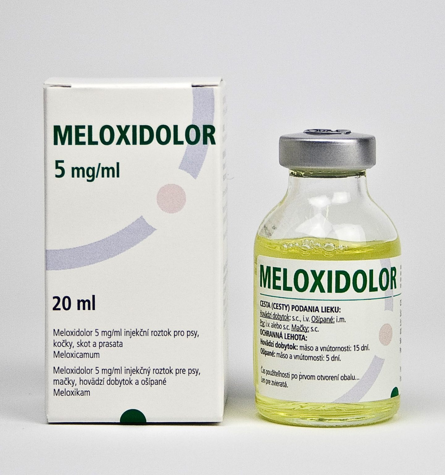 MELOXIDOLOR 5 mg/ml injekční roztok – Sevaron