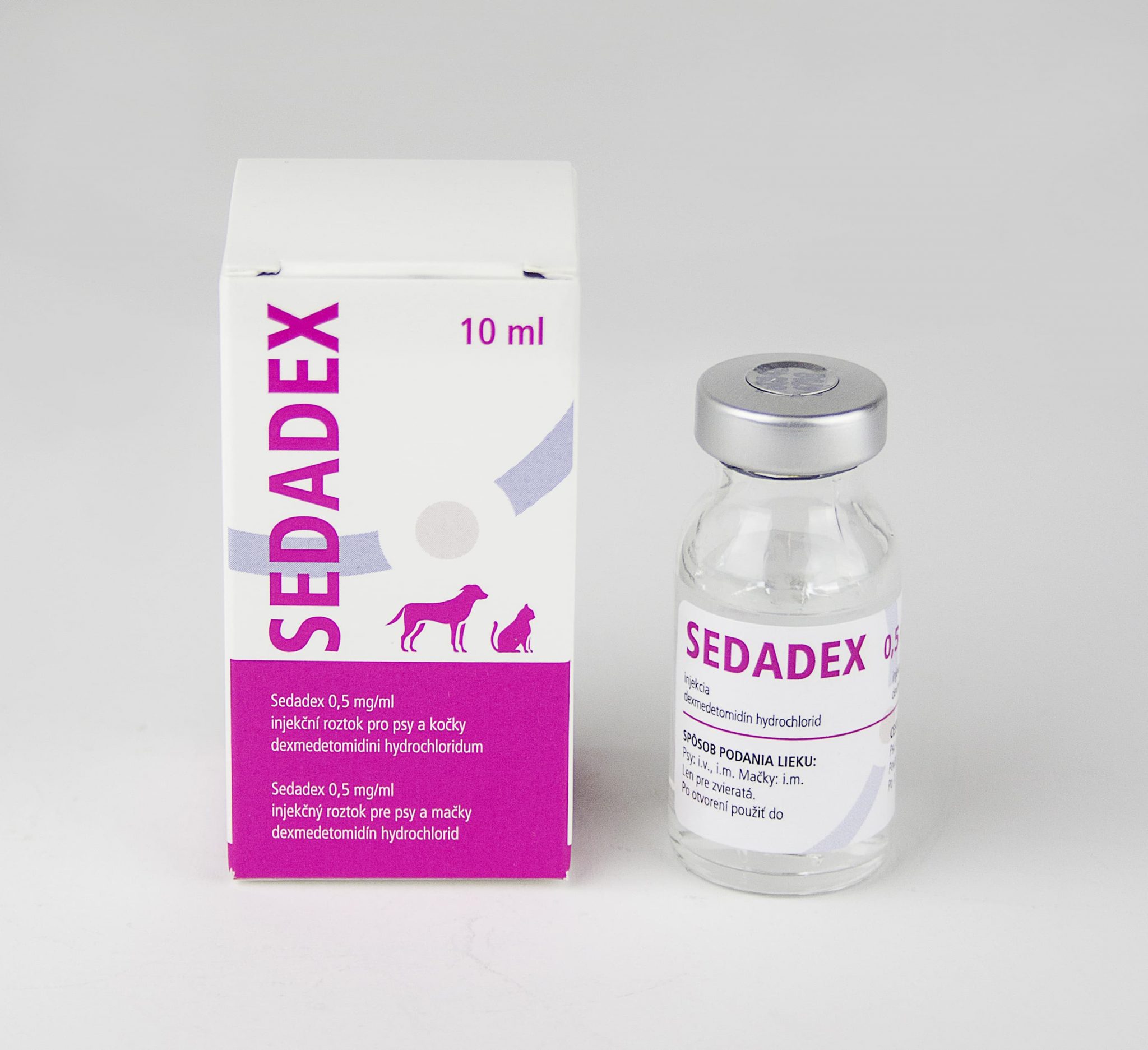 SEDADEX 0,5 mg/ml injekční roztok pro psy a kočky – Sevaron