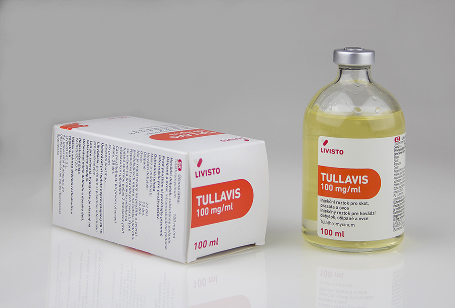 TULLAVIS 100 mg/ml injekční roztok pro skot, prasata a ovce – Sevaron