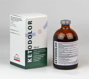 KETODOLOR 100 mg/ml injekční roztok pro koně, skot a prasata – Sevaron