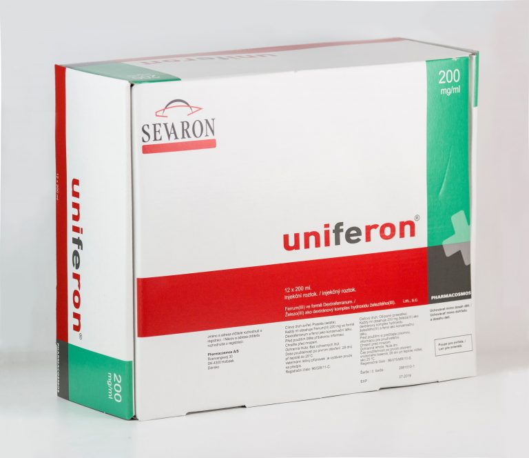 UNIFERON 200 mg/ml injekční roztok pro prasata – Sevaron