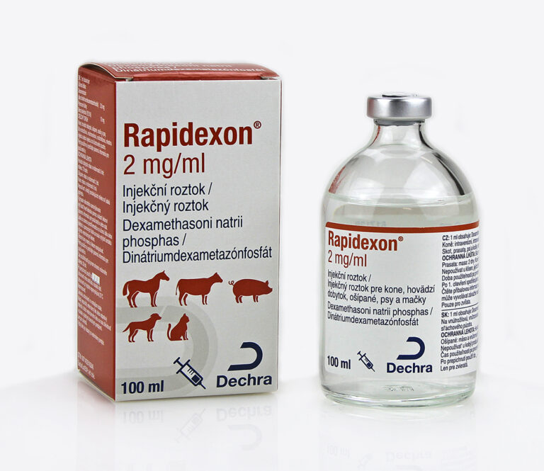 RAPIDEXON 2 mg/ml injekční roztok pro koně, prasata, skot, psy a kočky ...