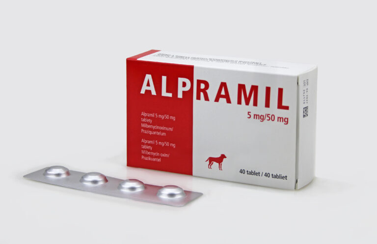 ALPRAMIL 5 mg/50 mg tablety pro psy – Sevaron